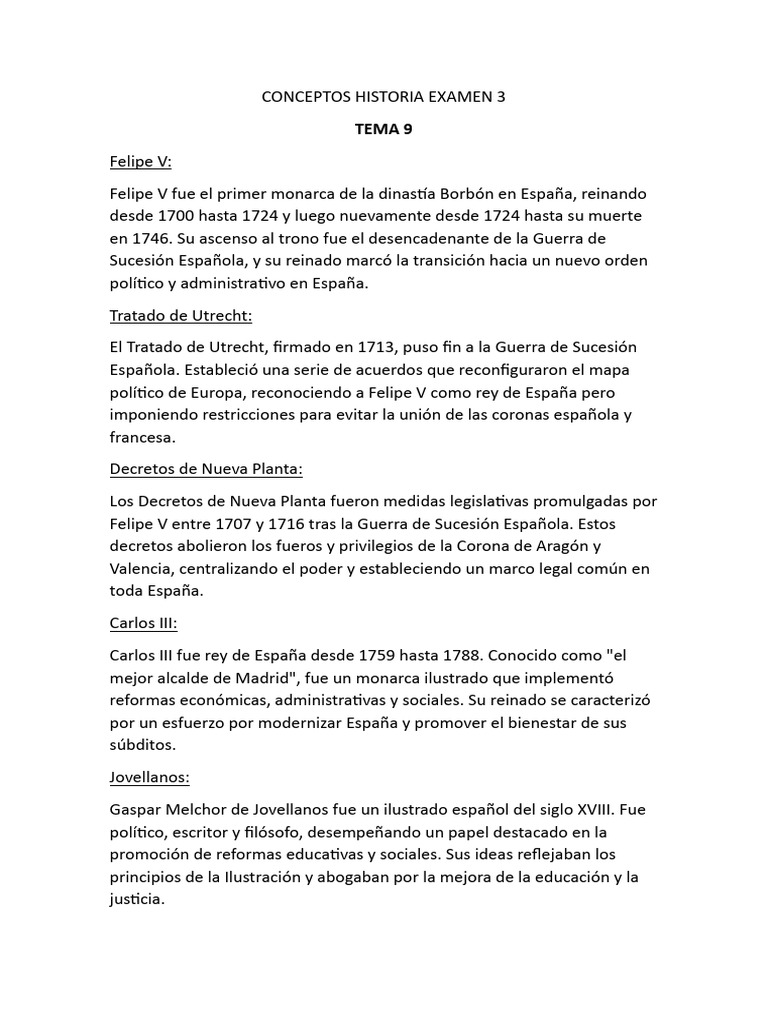 Conceptos Historia 3 | PDF