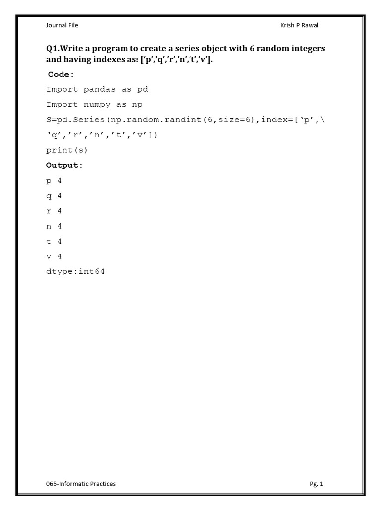 Krish Rawal Project | PDF | Computer Engineering | Applied Mathematics