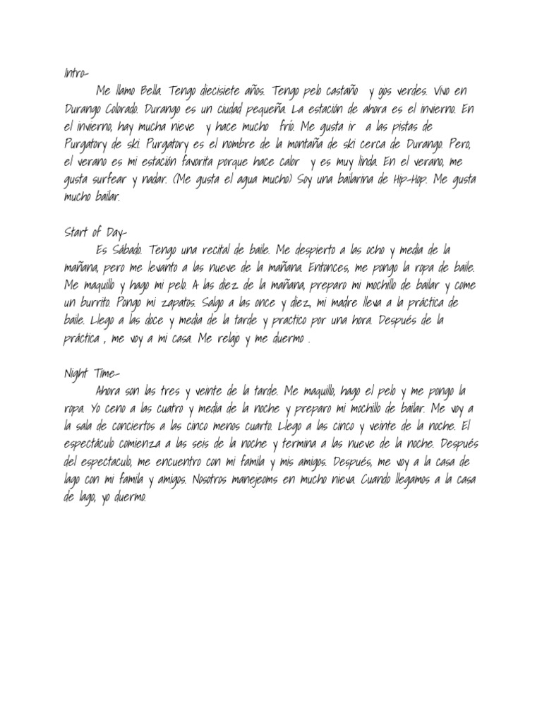 Isabella Austin - Script For Project Please Read Instructions Below | PDF Isabella Austin - Script For Project Please Read Instructions Below | PDF