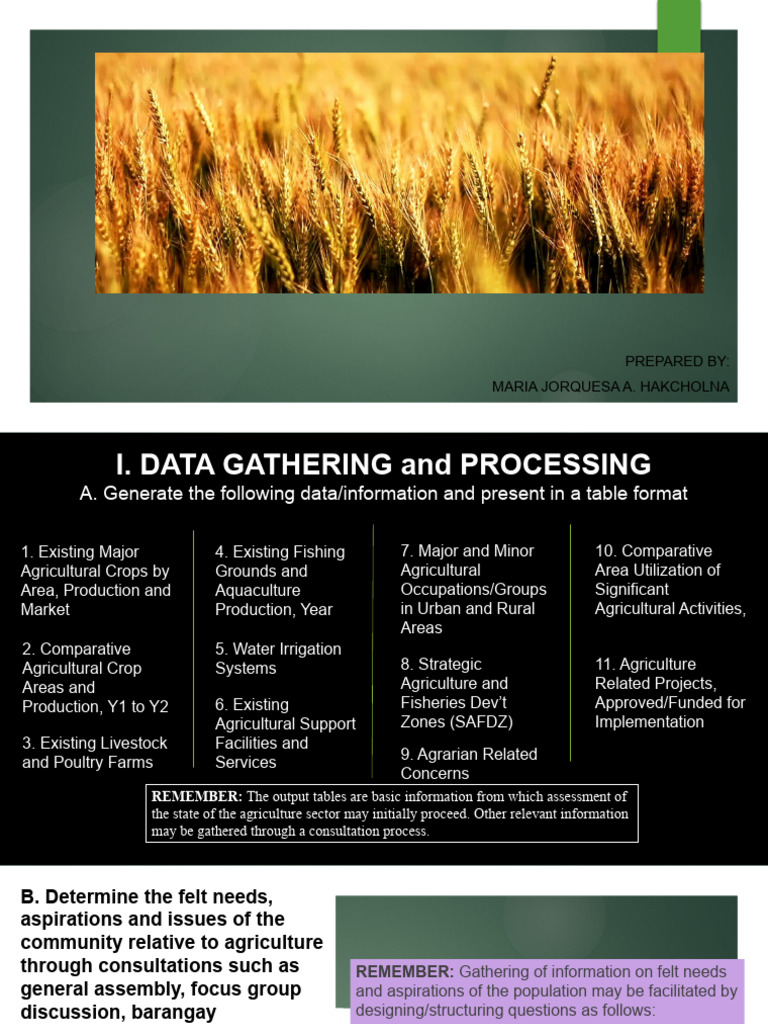 Agriculture Economic Sub Sector | PDF | Agriculture | Nutrition