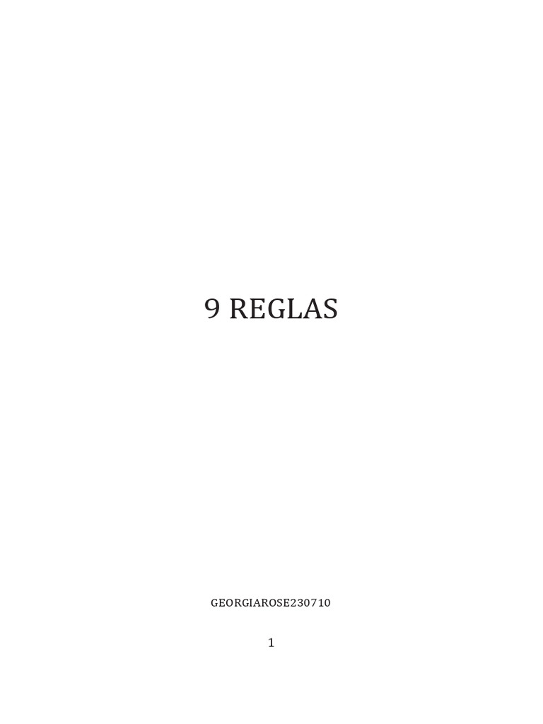 9 Reglas | PDF