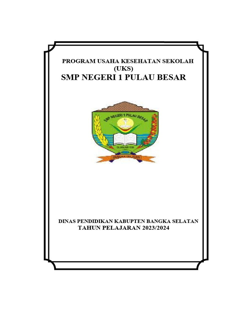 Program Kerja UKS 2023 2024 | PDF
