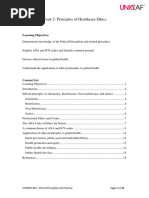 Beauchamp and Childress' Bioethics Principles | PDF | Autonomy | Bioethics