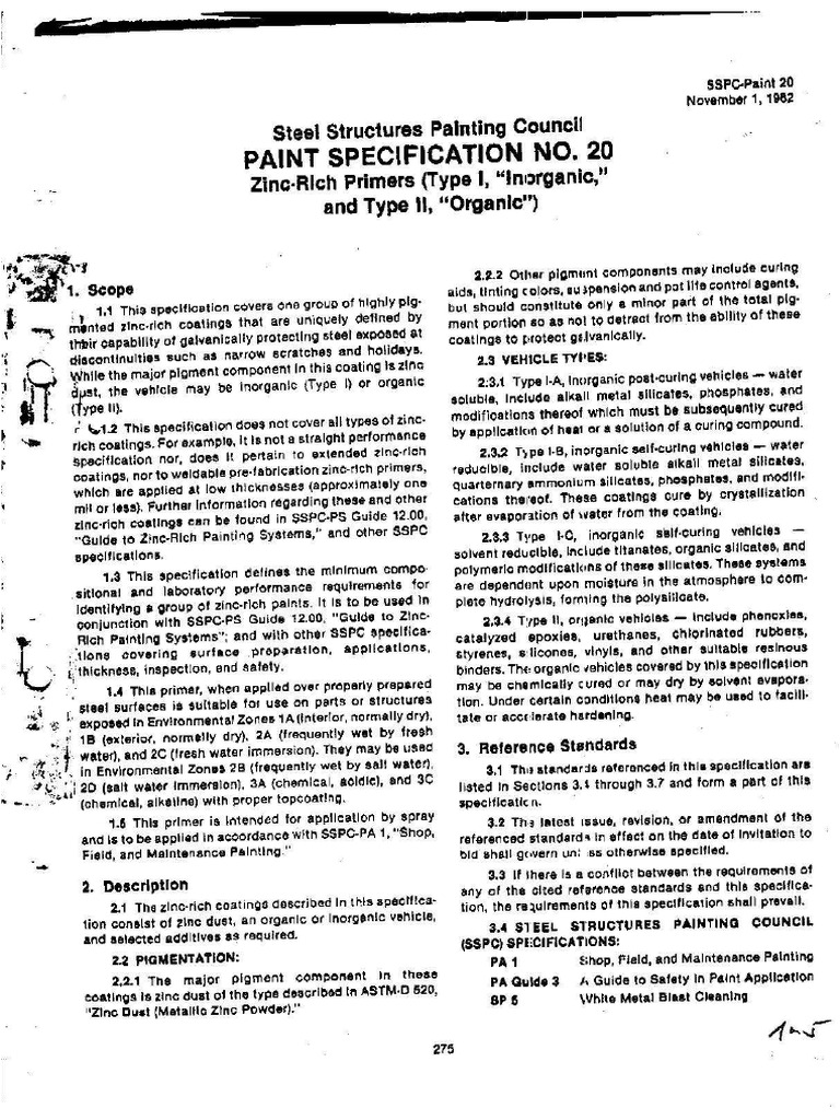 SSPC Paint 20 | PDF