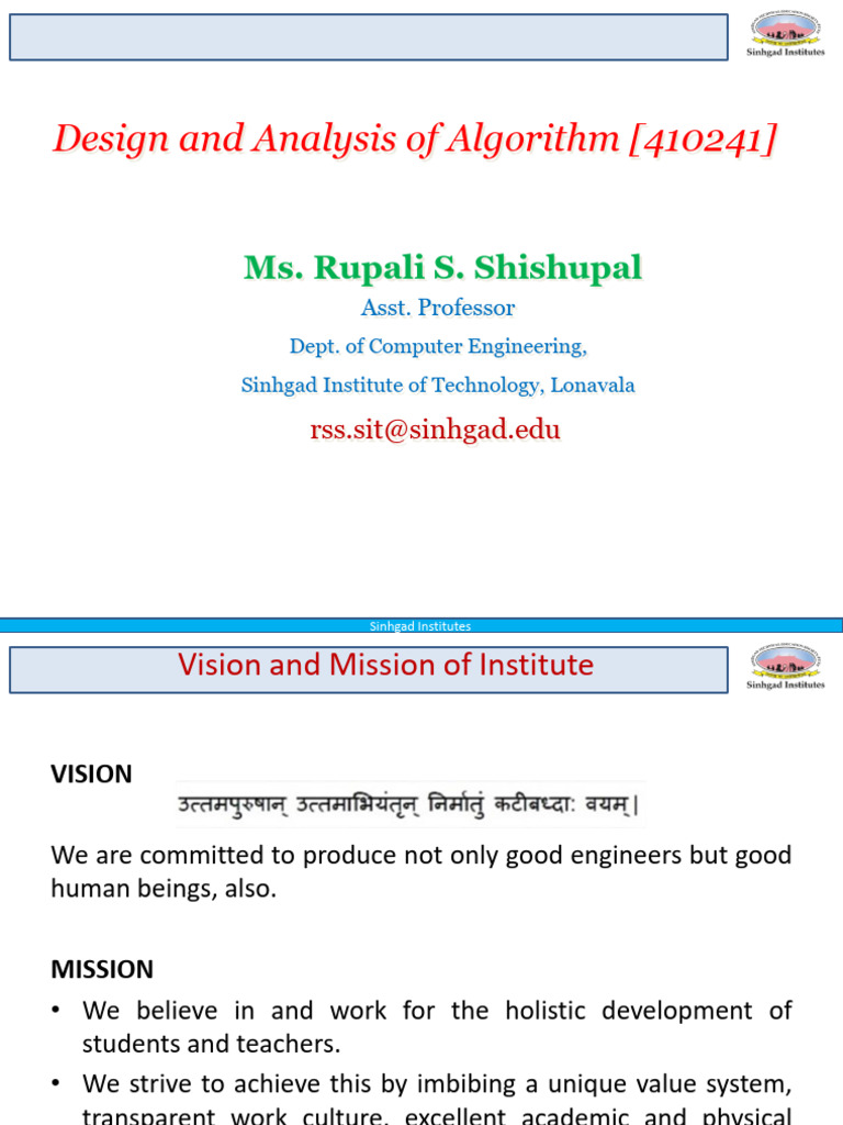 Daa Unit Iii | PDF | Mathematical Optimization | Applied Mathematics