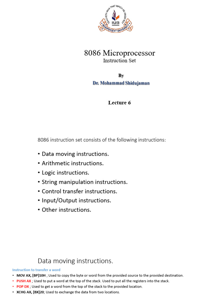 Cse 216 - L6 | PDF | Arithmetic | Computer Programming