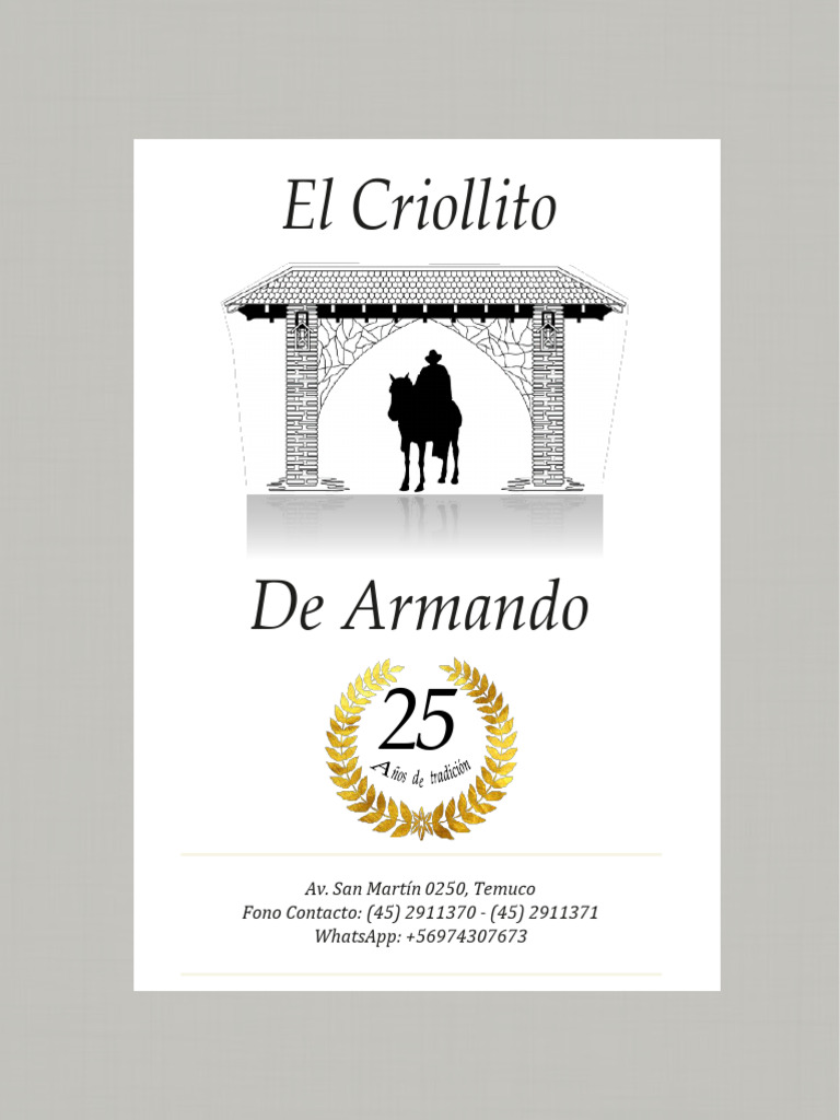 Carta Digital Criollito de Armando | Descargar gratis PDF | Mariscos ...