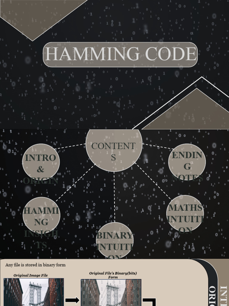 Hamming Code Presentation | PDF | Computer Science | Computing