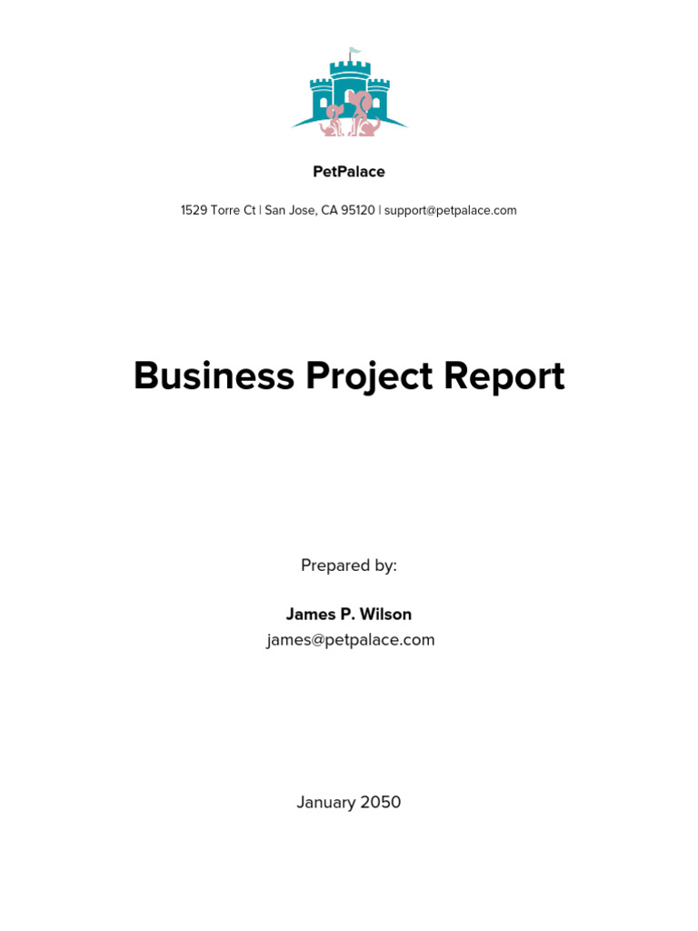 Business-Project-Reports-Template | PDF