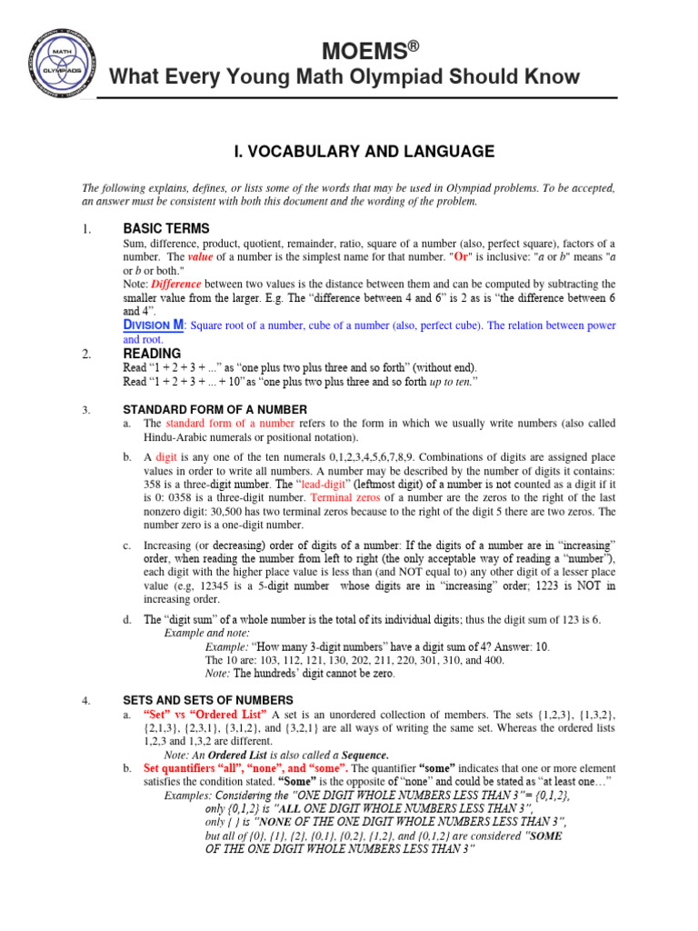 What Every Mathlete Should Know | PDF | Rectangle | Triangle