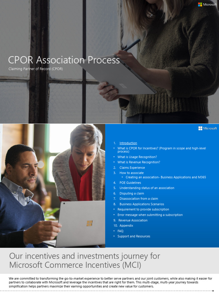 Understanding CPOR for Microsoft Incentives | PDF | Computer Security ...