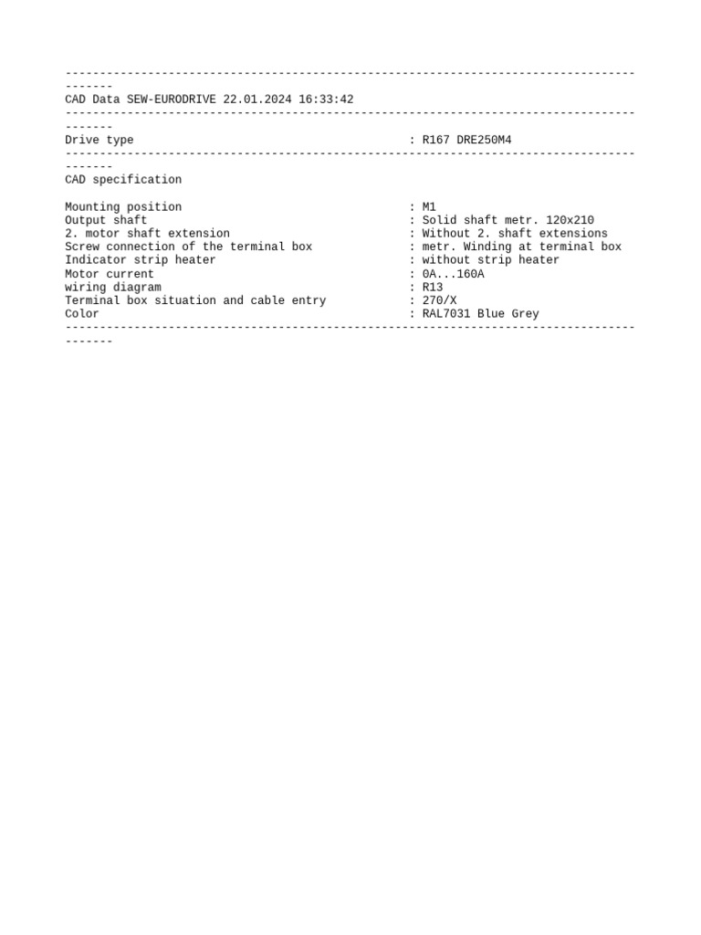 R167 DRE250M4 - en | PDF