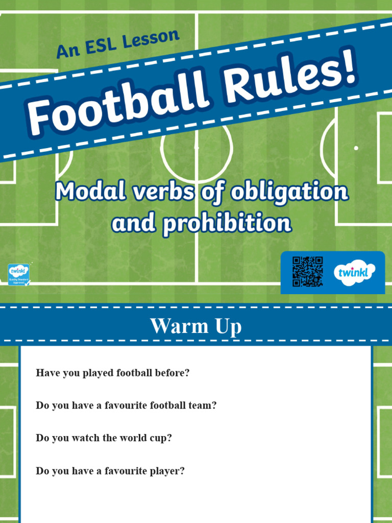 Football Rules and Modal Verbs Guide | PDF