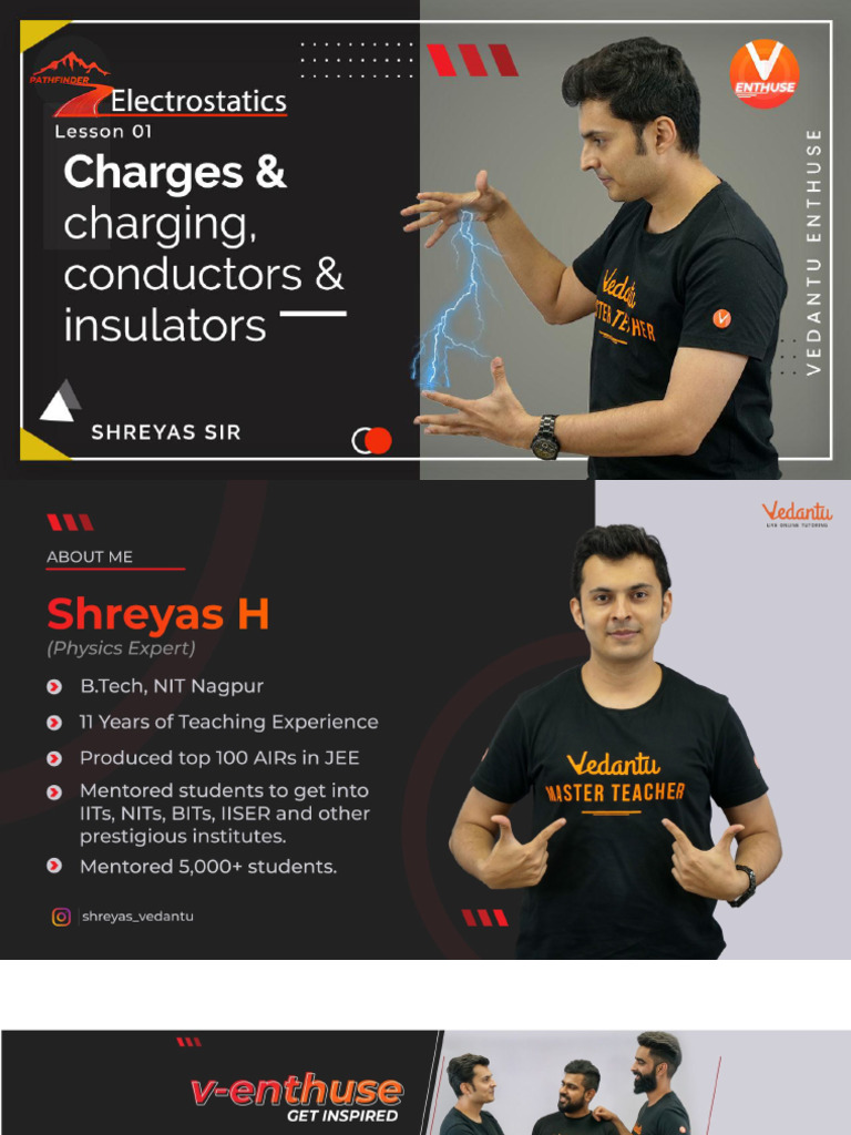 Shreyas Vedantu | PDF | Electric Charge | Electrical Conductor