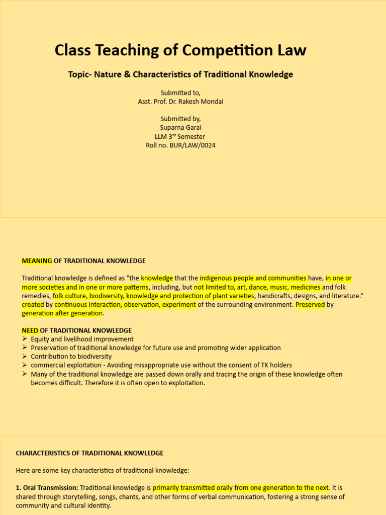 Traditional Knowledge | PDF | Traditional Knowledge | Rice