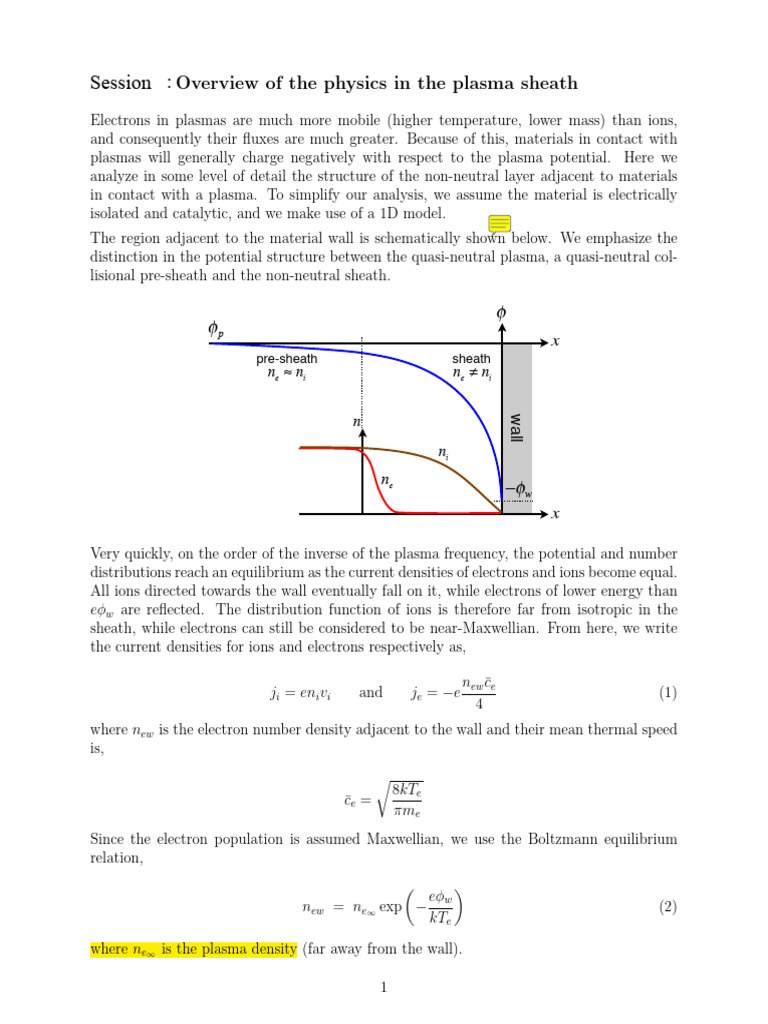 0bd5cd04b2040f2324f3d6a78e8fb15b_MIT16_522S15_Lecture9 | PDF | Plasma (Physics) | Electron