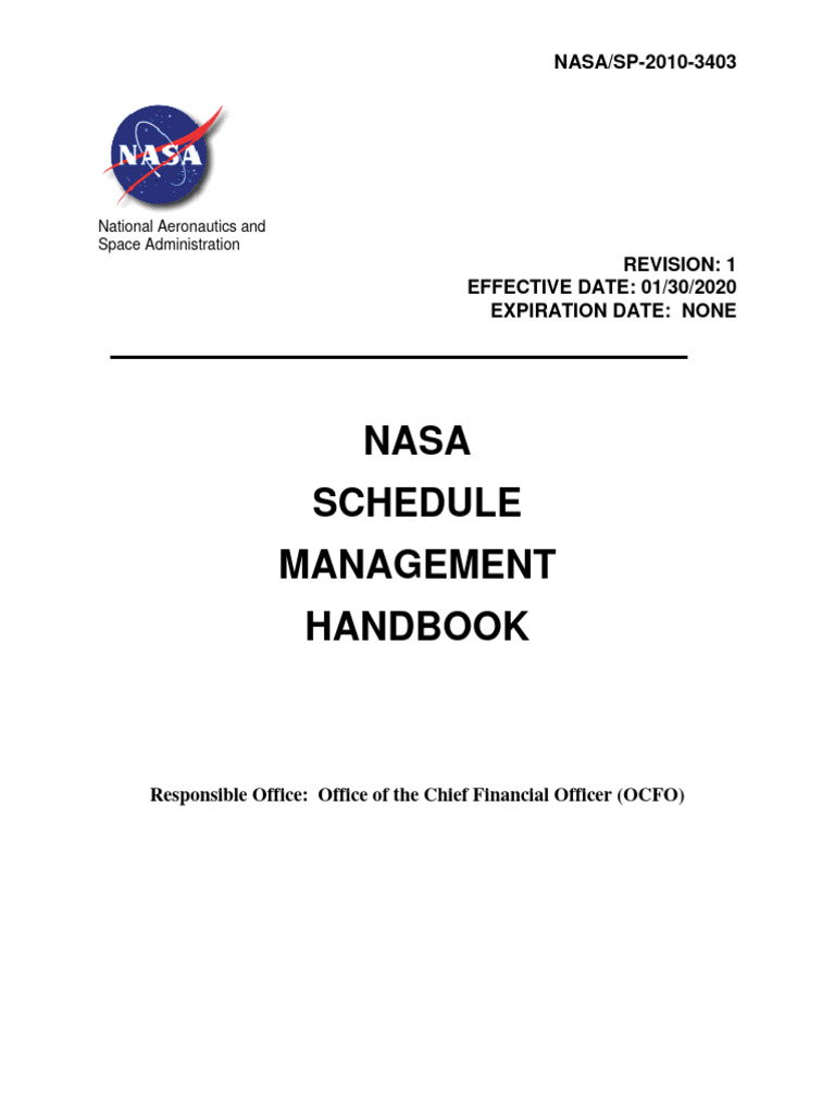 Nasa Schedule Management Hand Book Pag 166 | PDF | Business Nasa Schedule Management Hand Book Pag 166 | PDF | Business