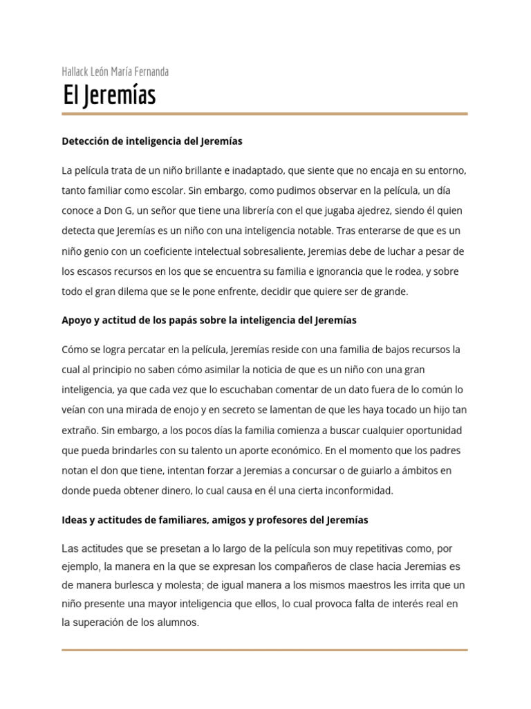 El Jeremías | PDF