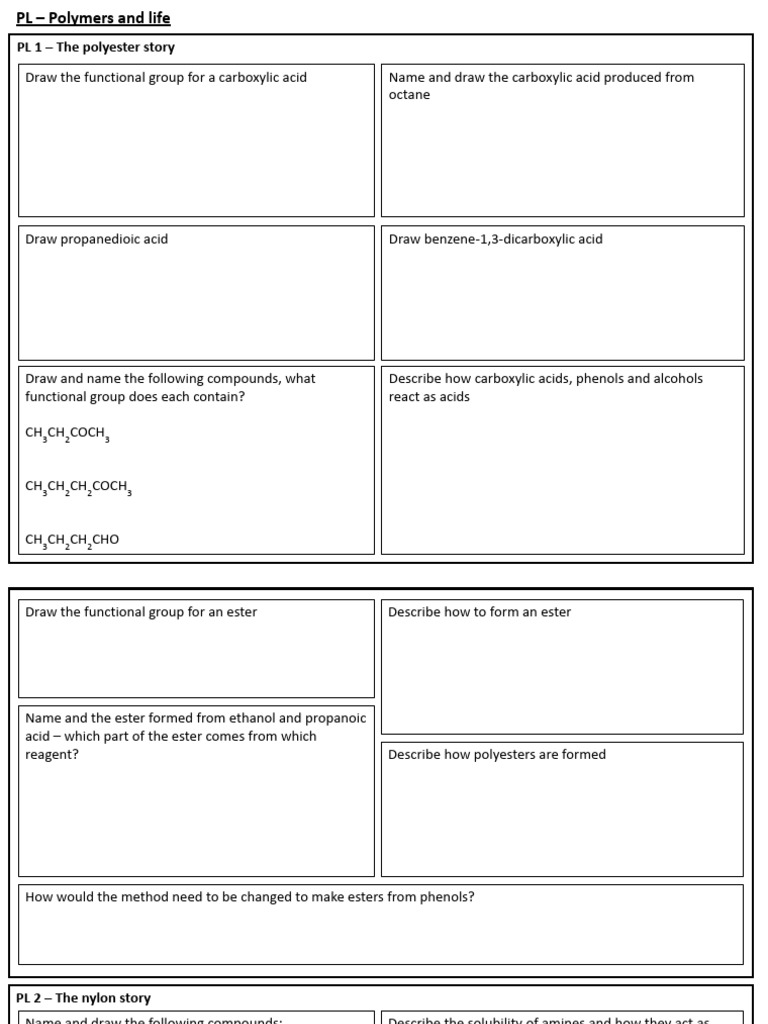 PL Revision Sheets | PDF | Science & Mathematics