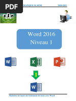 Cours D'informatique Bureautique | PDF | Microsoft Word | Clavier d'ordinateur