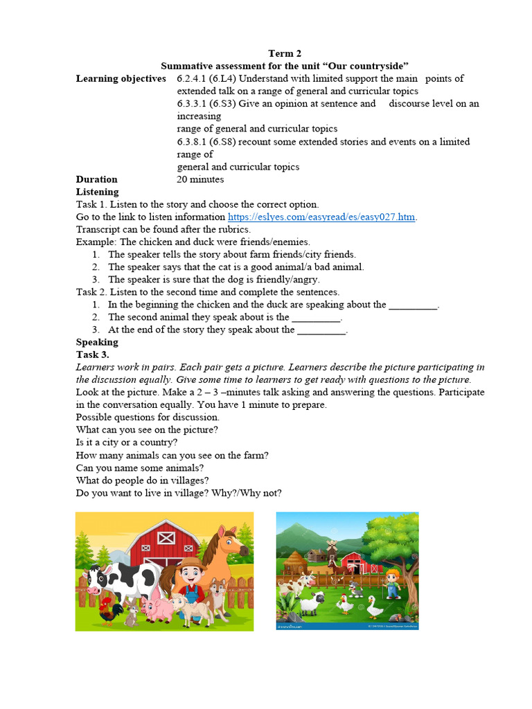 6 Grade 2 Term Sau 1 Our Countryside | PDF | Language Arts & Discipline ...