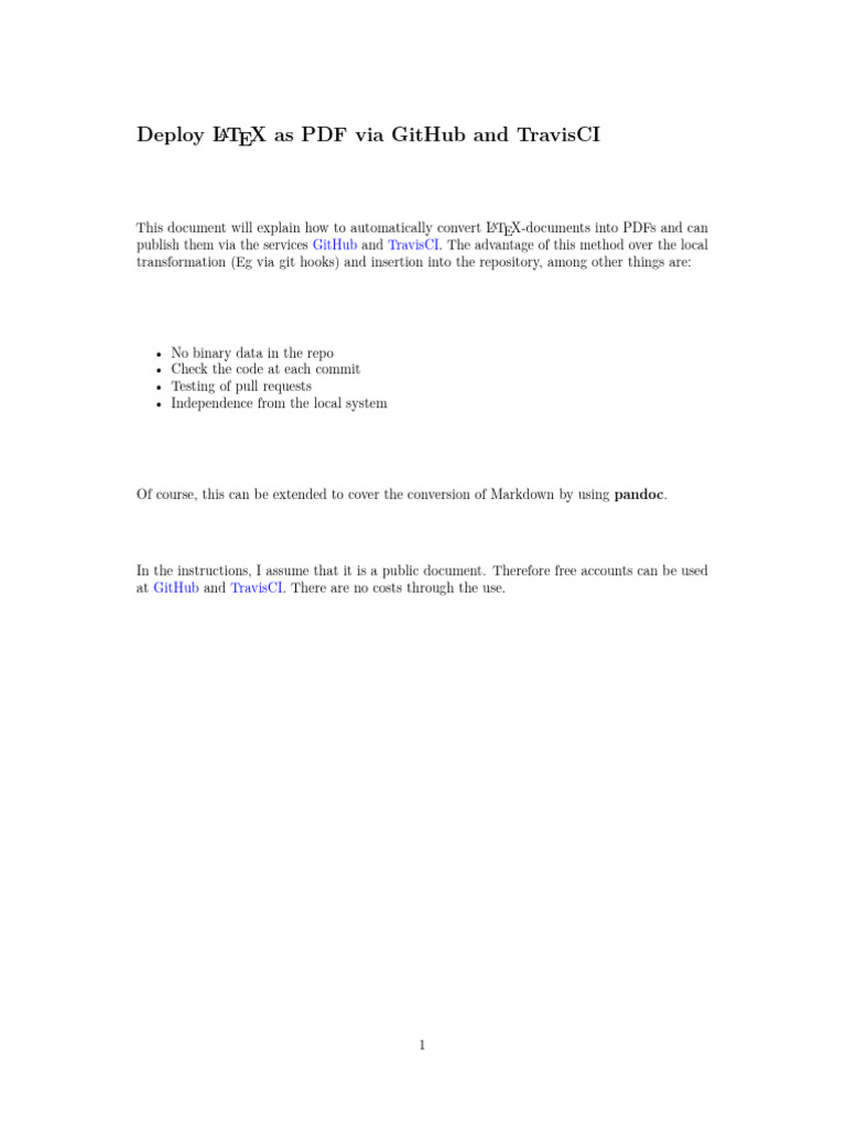 HowtoDeployLatexDocs EN | PDF | System Software | Computing