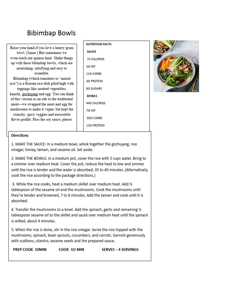 RECIPE | PDF