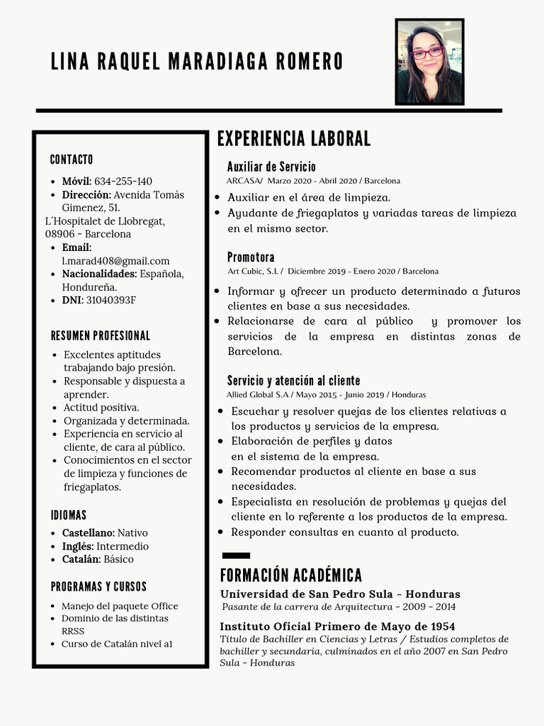 Curriculum | PDF | Honduras | Barcelona