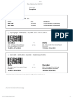 IndiGo Flight Ticket Details and GST Info | PDF | Value Added Tax ...