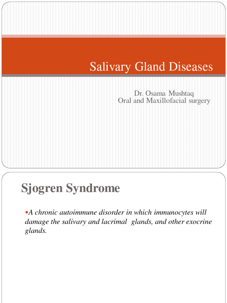 7c.salivary Gland 3 | PDF | Medicine | Epidemiology