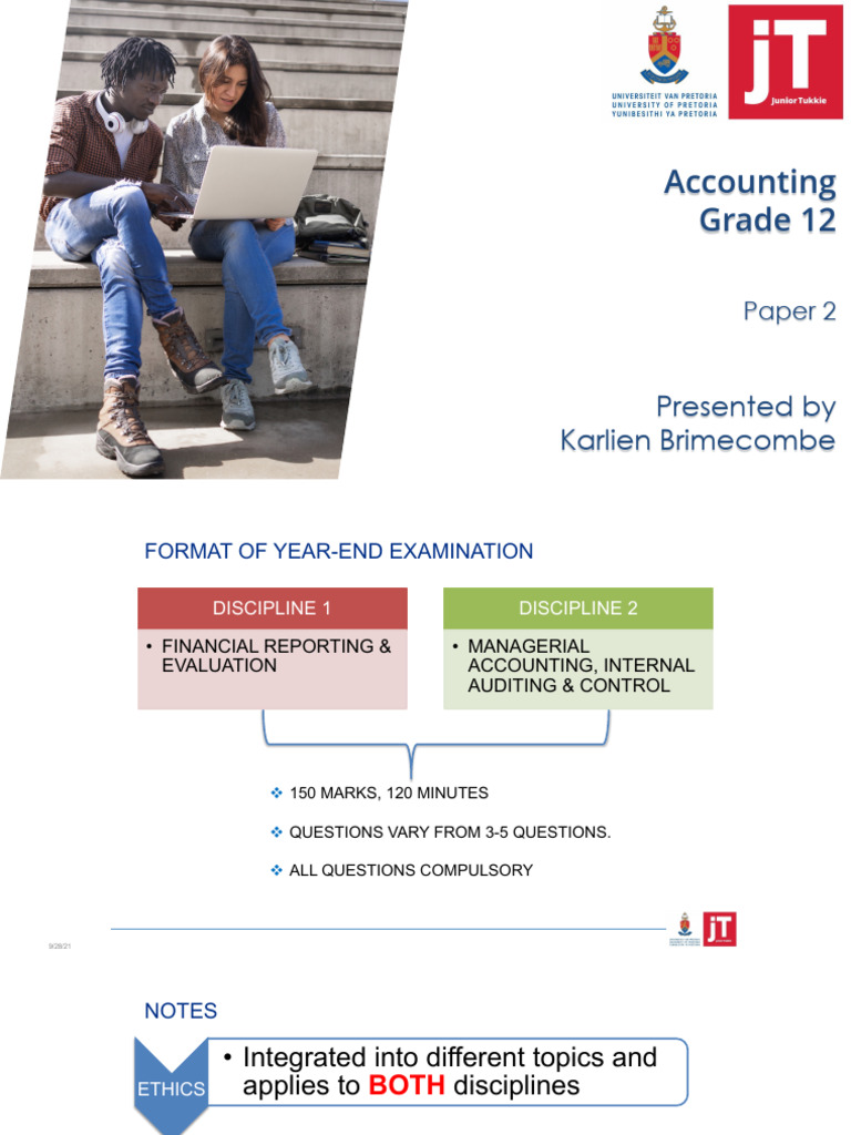 Accounting Paper 2 Summer School Exam Preparation | PDF | Debits And ...