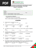Test de Evaluare Intiala Clasa A 7 A Matematica 1 | PDF
