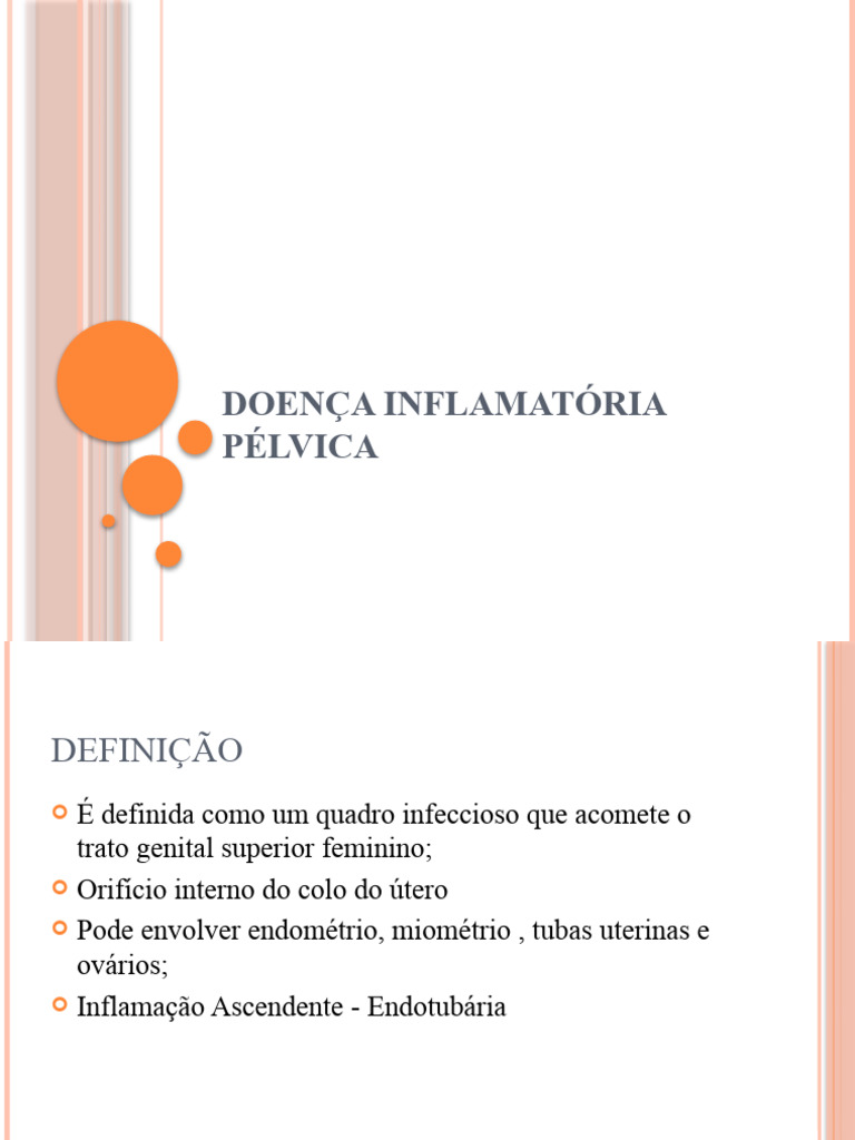 DoenÃ A Inflamatã Ria Pã© Lvica | PDF | Remédio | Epidemiologia