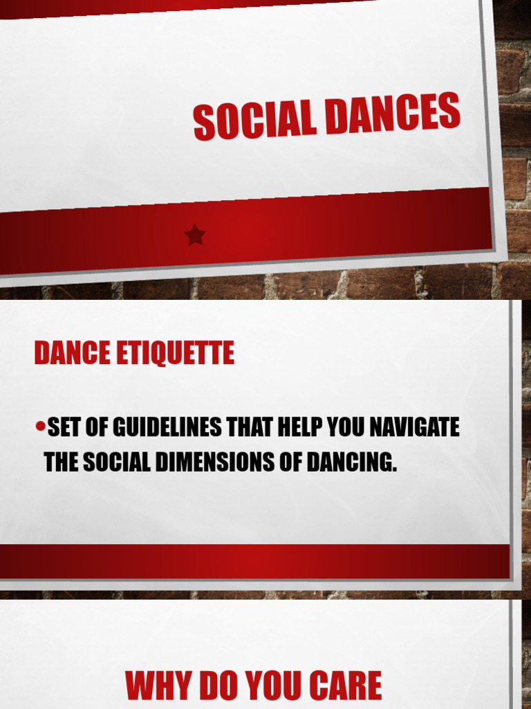 Social Dances | PDF | Ballroom Dance | Physical Exercise
