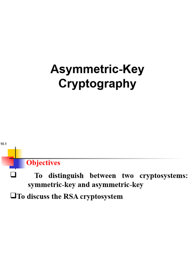 Asymmetric-Key Cryptography Guide | PDF | Public Key Cryptography | Cryptography