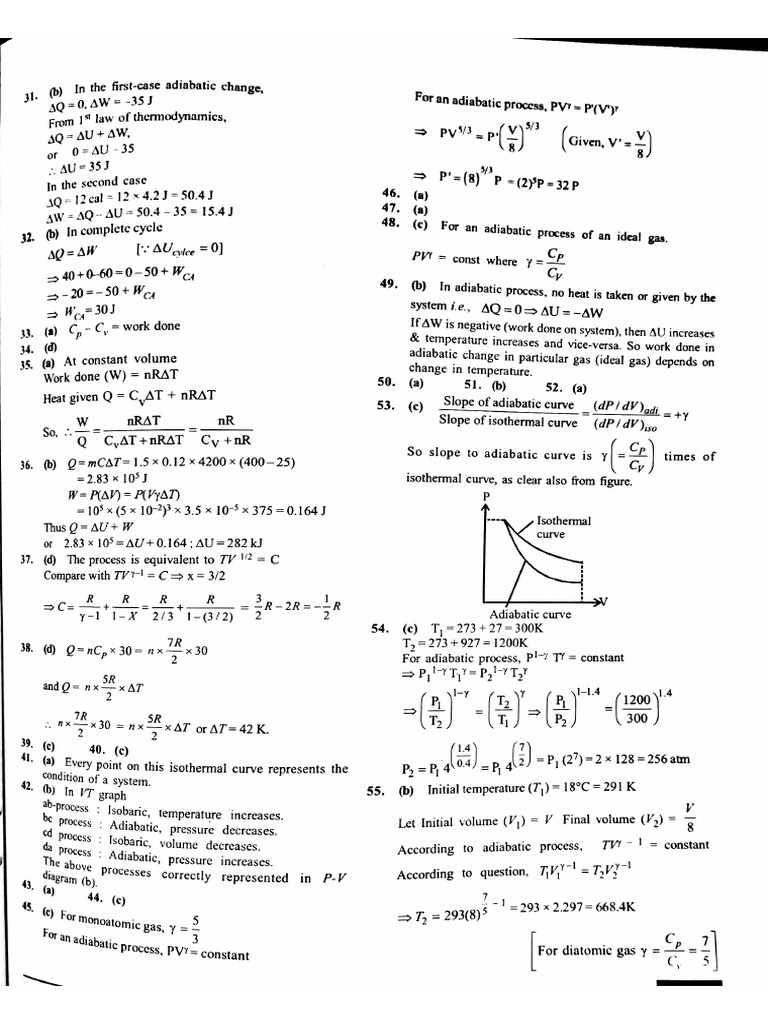 NCERT Based Thermodynamics | PDF