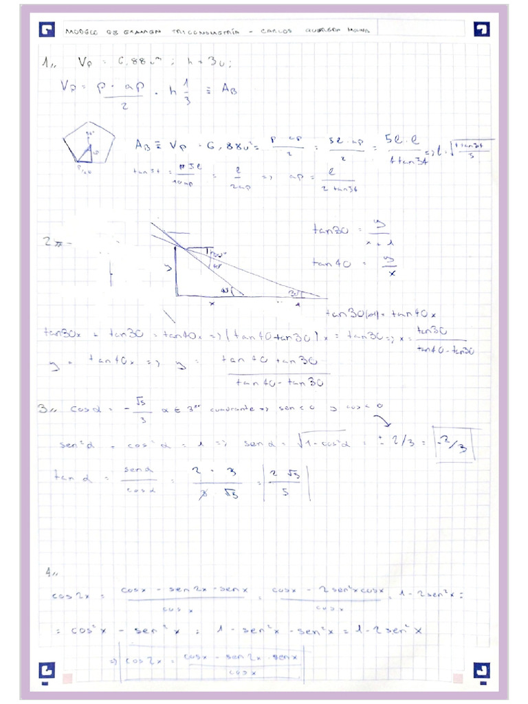 Modelo Trigo 1bach | PDF