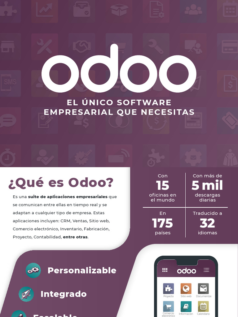 Odoo General - Brochure 2023 LATAM ES (Web) | PDF | Marketing | Gestión ...