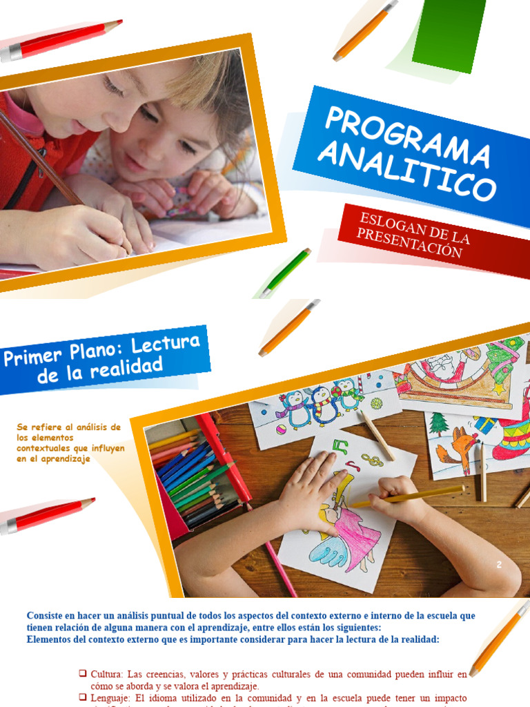 Pasos Para Elaborar El Programa Analitico Pdf Enseñando Aprendizaje