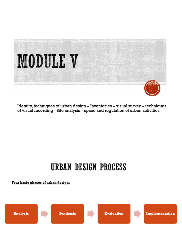 Visual Survey Techniques in Urban Design | PDF | Urban Design | Topography