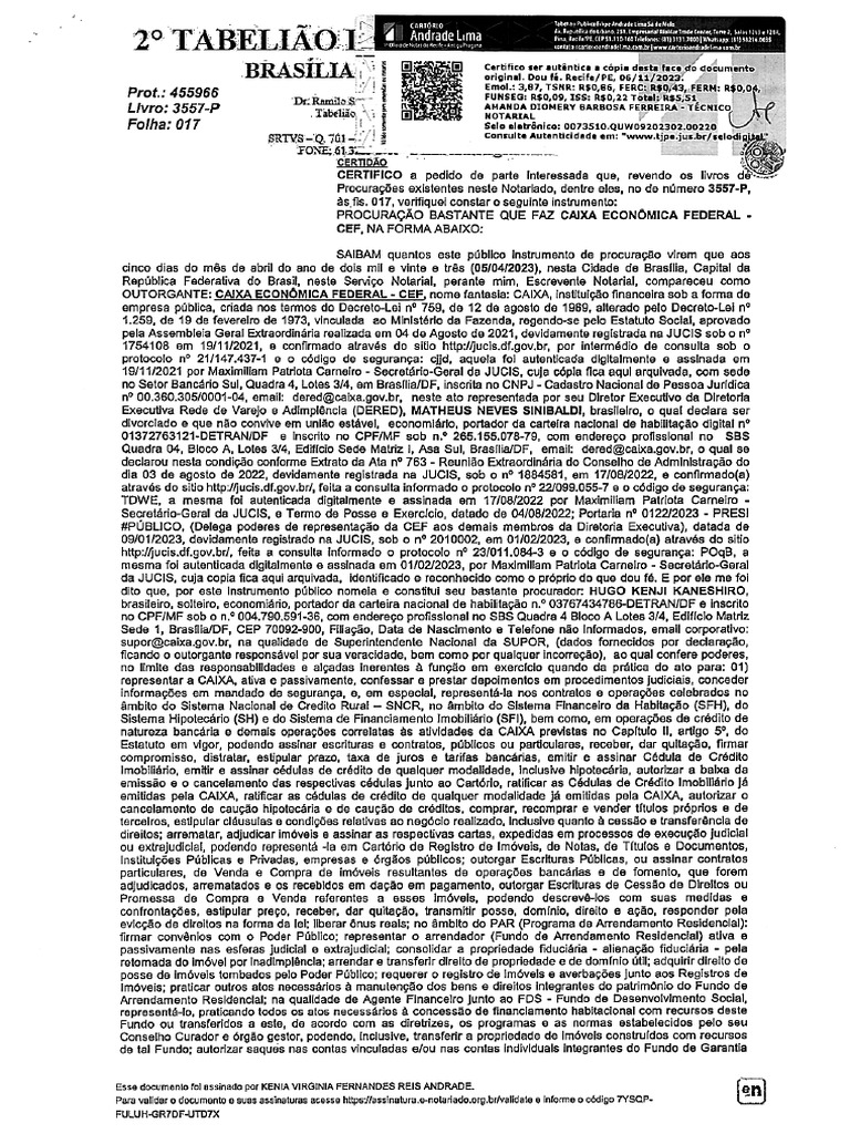 Procuração Geral Geral - 2023 - 11 - 24 | PDF