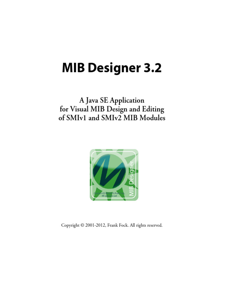 MIB Designer 3.2 Tutorial | PDF | Java (Programming Language ...