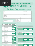 PDMS-2 Scoring Tables | PDF