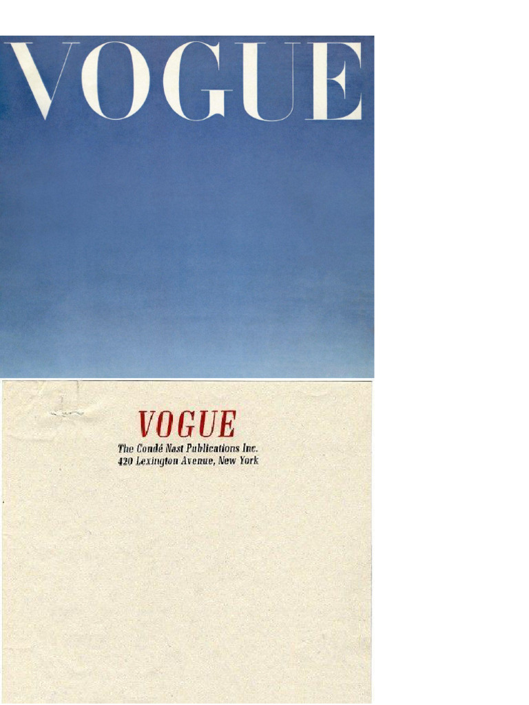 Vogue | PDF