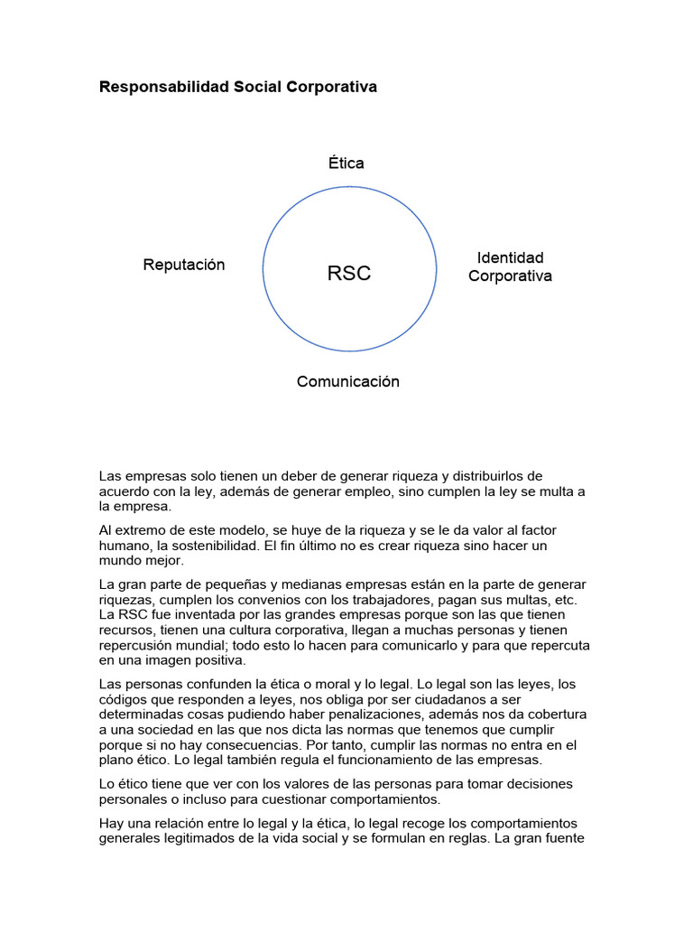 Responsabilidad Social Corporativa | PDF | Responsabilidad social ...