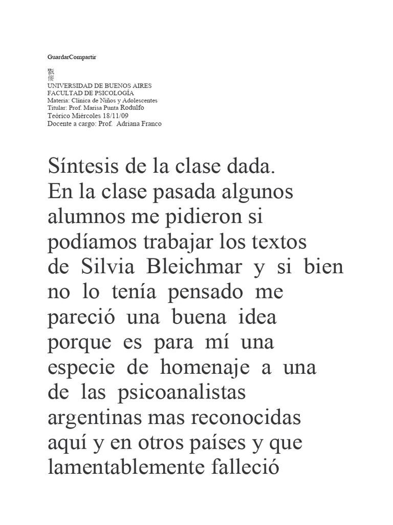 Bleichman Fundacion Del Incosciente | PDF | Psicoanálisis | Mente ...