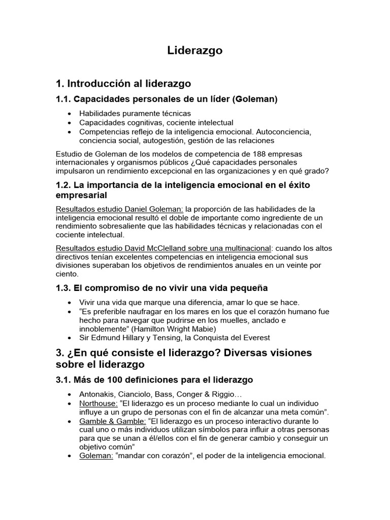 Liderazgo | PDF