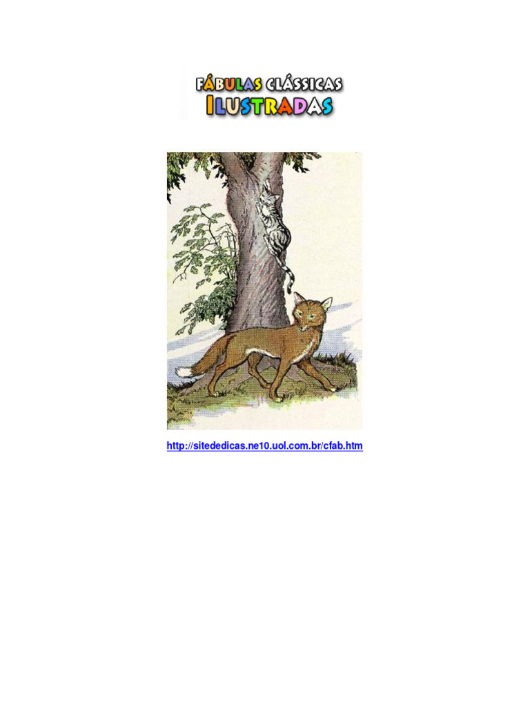 Esopo Fábulas De Esopo Ilustradas I Pdf Cães Fábula