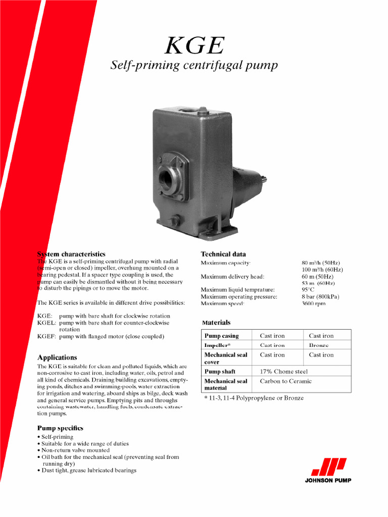 KGE Pump | PDF