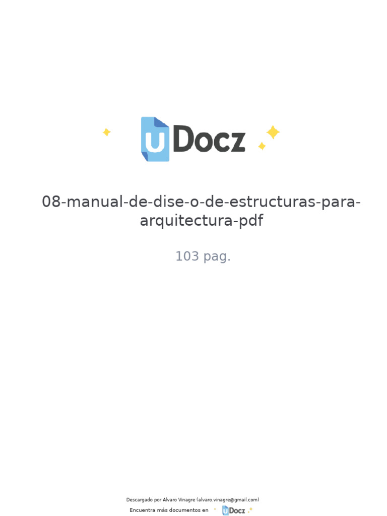 08 Manual de Dise o de Estructuras para Arquitectura PDF 19208 Downloable 1030060 | PDF | Viga ...